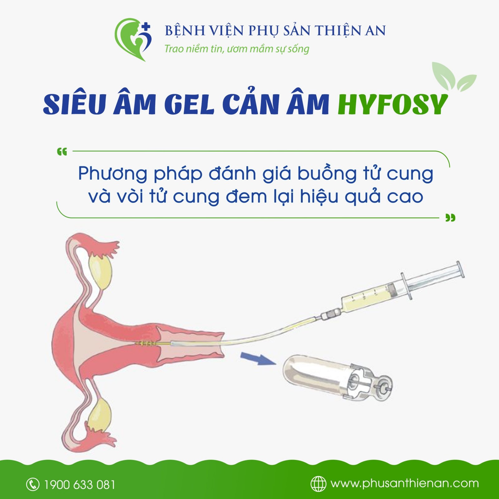 SIÊU ÂM BƠM GEL CẢN ÂM (HYFOSY) - PHƯƠNG PHÁP ĐÁNH GIÁ BUỒNG TỬ CUNG VÀ ...